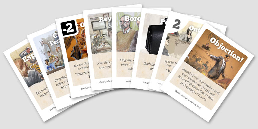 Objection! The Card Game: Courtroom Chaos for 4-10 Players